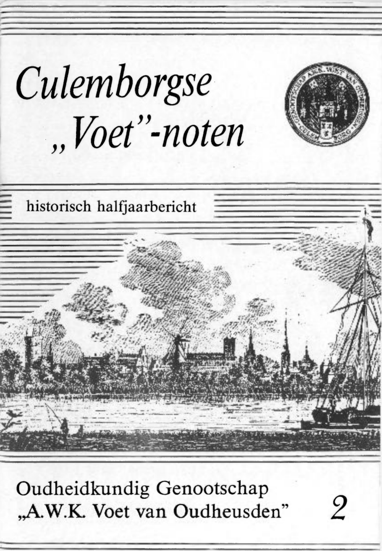 Voetnoten – Voet van Oudheusden