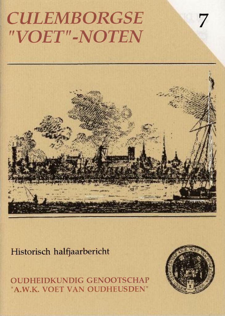 Voetnoten – Voet van Oudheusden