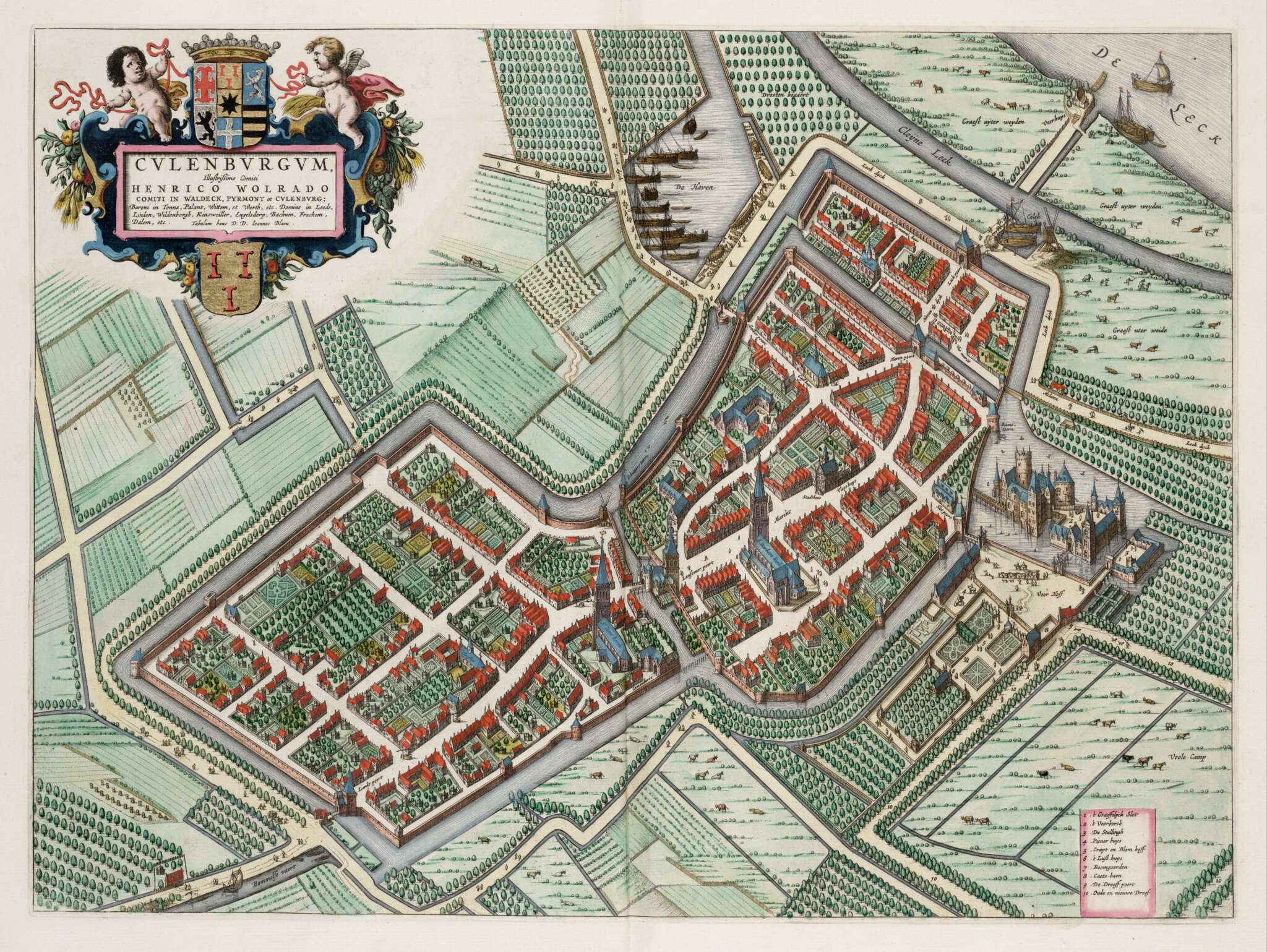De kaart van Joan Blaeu - Voet van Oudheusden
